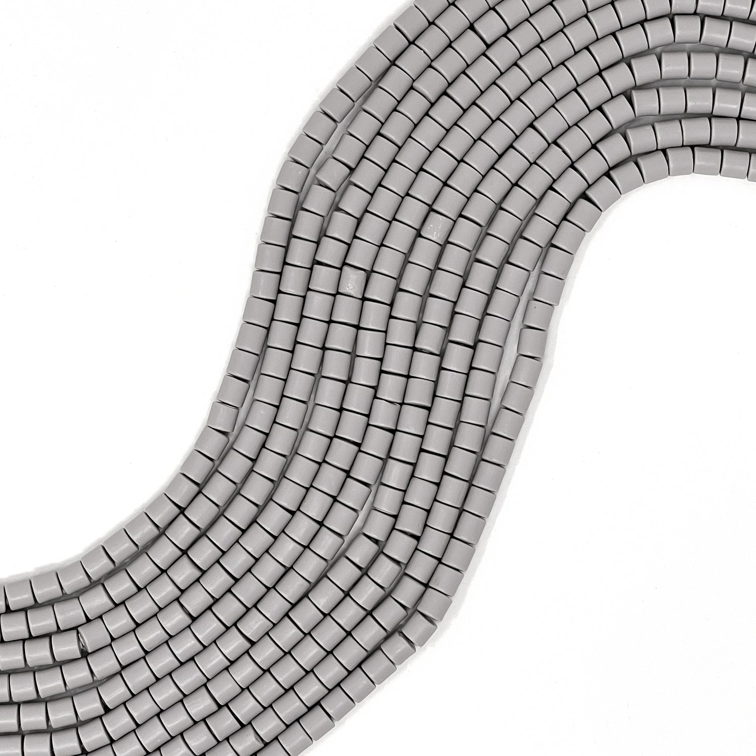 Grey Polymer Clay Barrel Beads – The Neon Tea Party