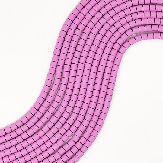 Orchid Polymer Clay Barrel Beads – The Neon Tea Party