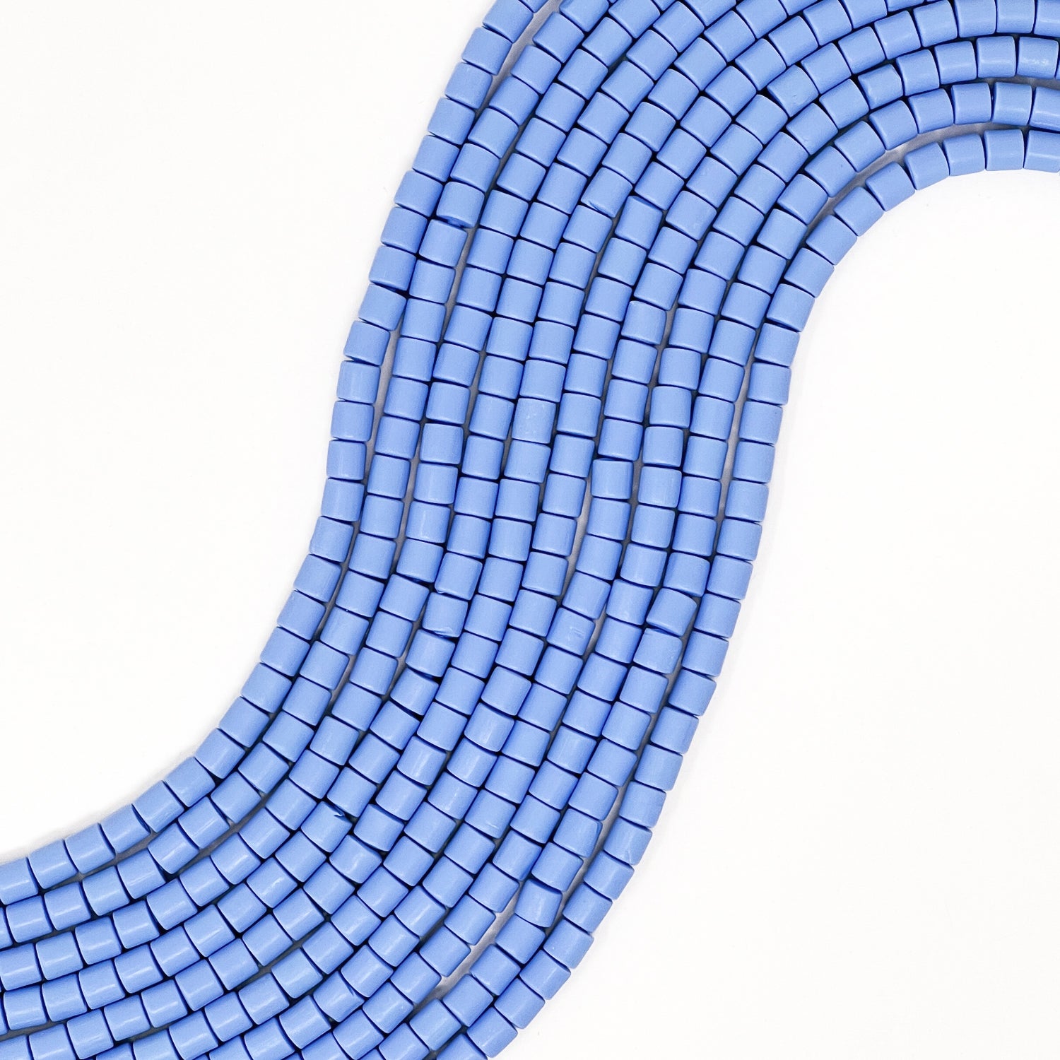 Periwinkle Polymer Clay Barrel Beads – The Neon Tea Party