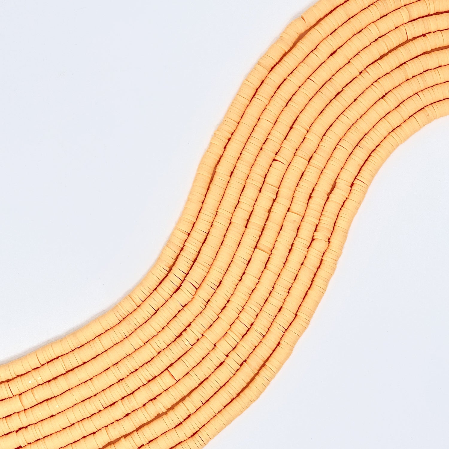Creamsicle Polymer Clay Heishi Disc Beads, 6mm – The Neon Tea Party
