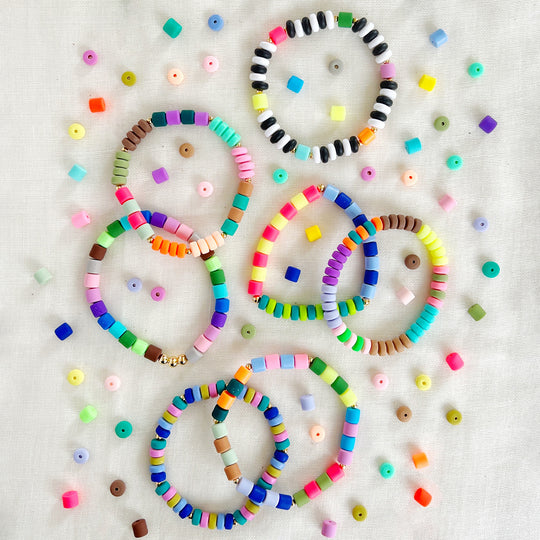 Periwinkle Polymer Clay Barrel Beads – The Neon Tea Party