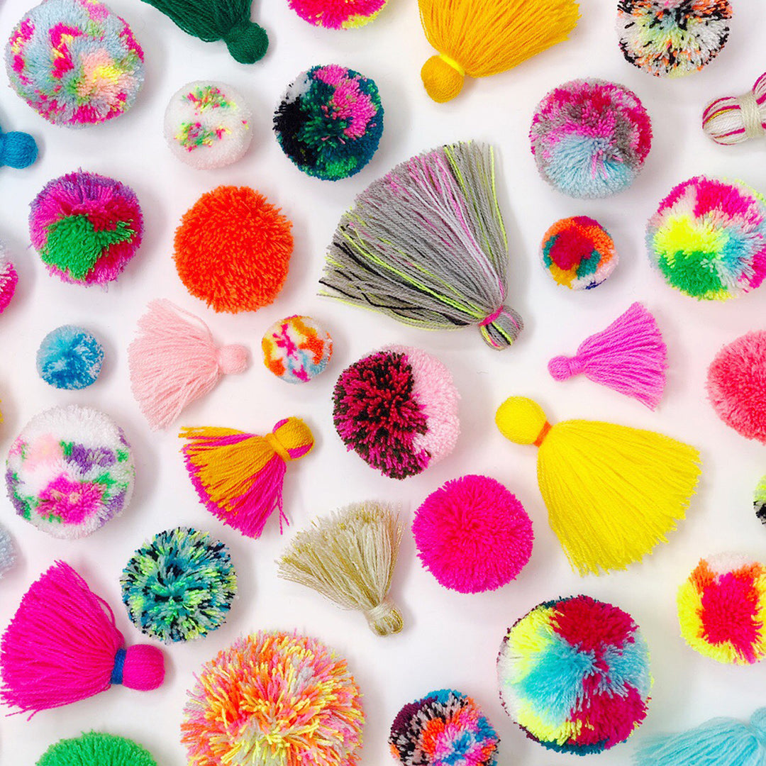 Pom Poms & Tassels – The Neon Tea Party