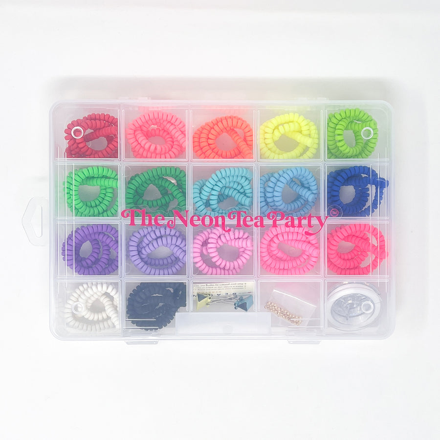 Polymer Clay Rondelle Bead Kit – The Neon Tea Party
