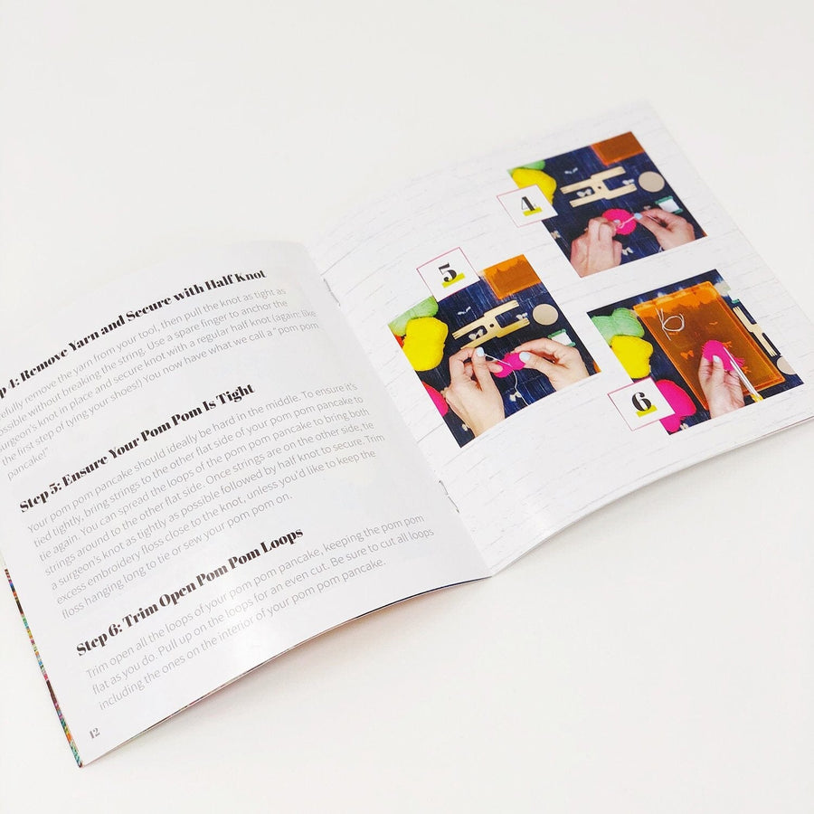How to Make Pom Poms & Tassels Booklet – The Neon Tea Party