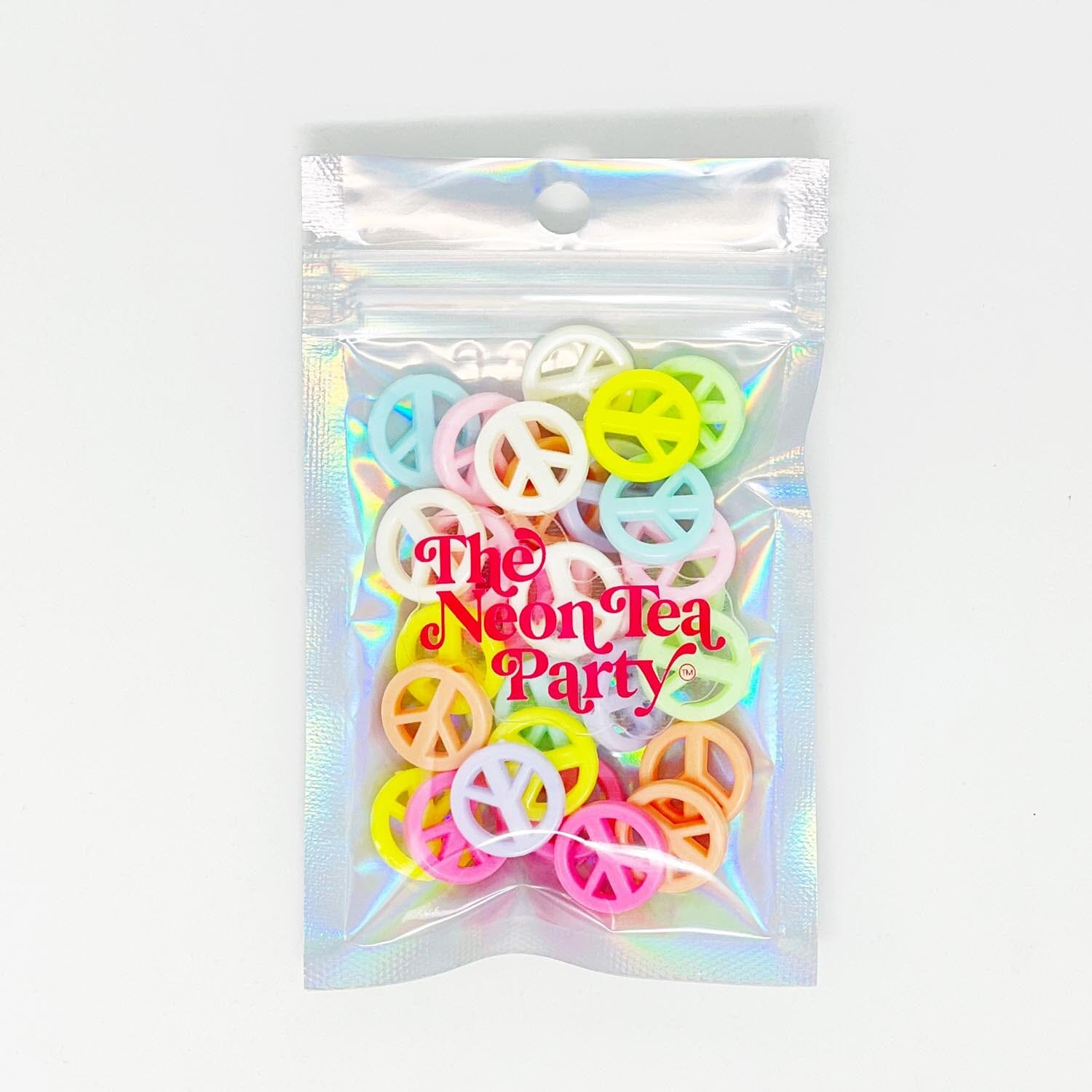 Pastel Peace Sign Beads – The Neon Tea Party